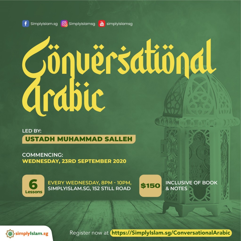 Conversational Arabic - Event - IslamicEvents.SG