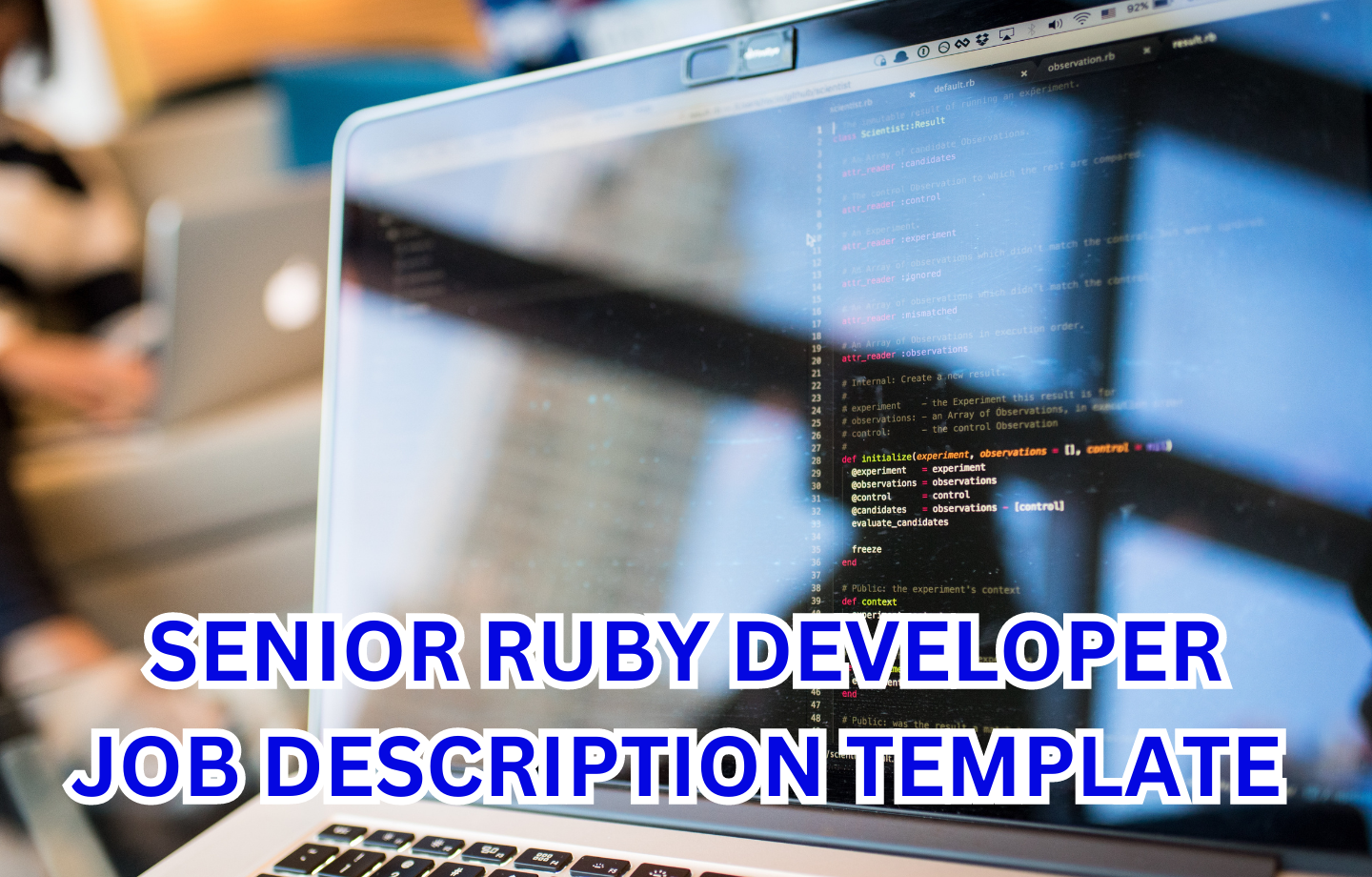 Senior Ruby Developer Job Description Template