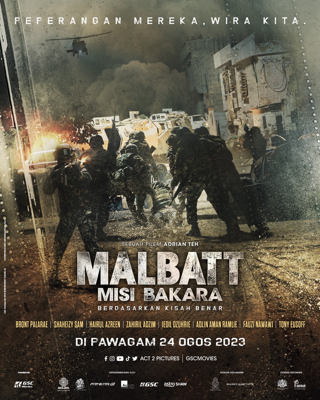Filem MALBATT: Misi Bakara (2023) Bongkar Kisah Sebenar Black Hawk Dawn ...