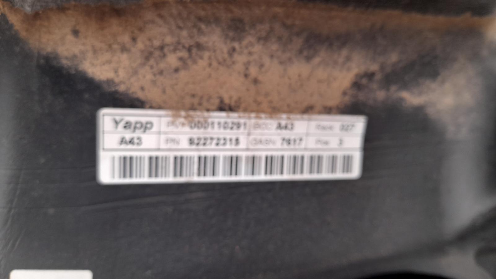 Fuel Tank Commodore Holden 2015