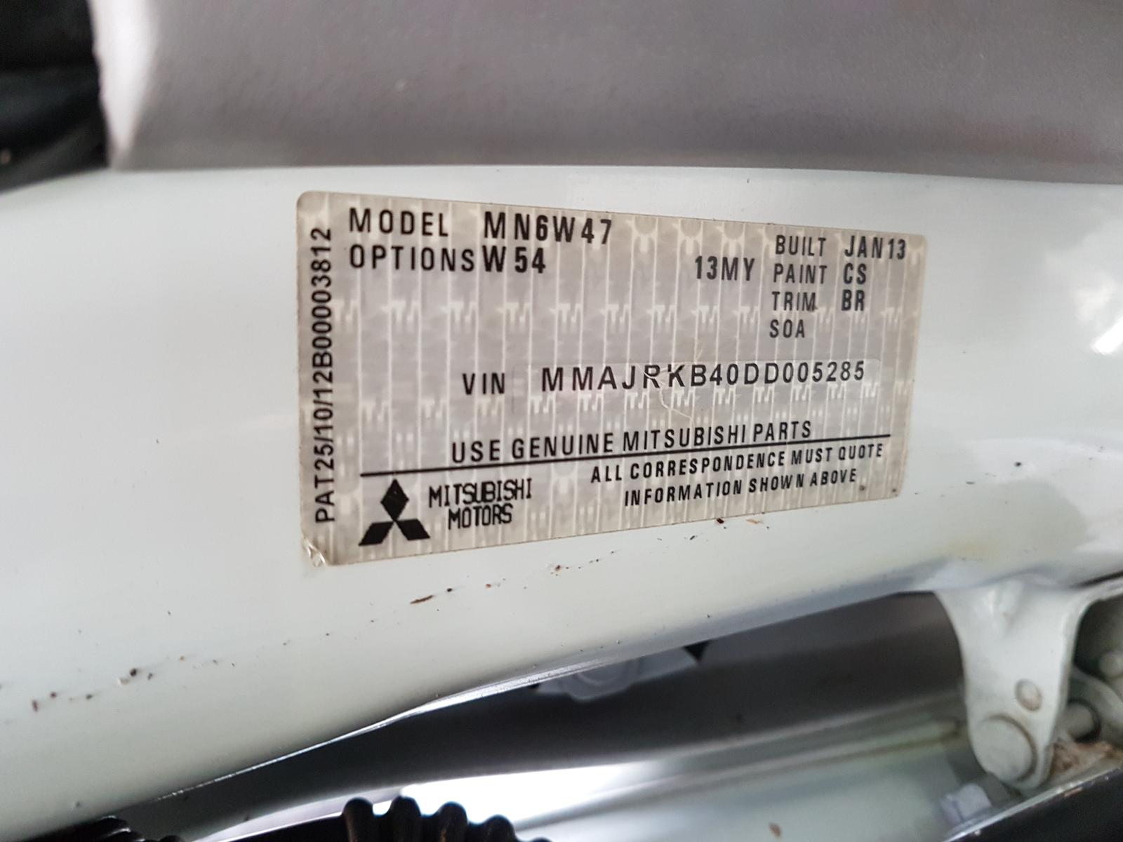 Front Prop Shaft Triton Mitsubishi 2013