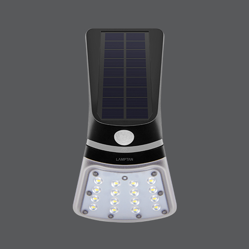 Led solar smart sensor ray 2w front web01