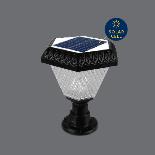 Solar pole light multi colour wave 2w web 02