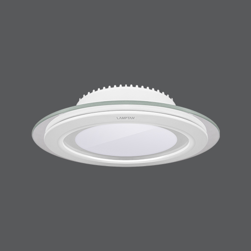 Led downlight glass glow circle web3