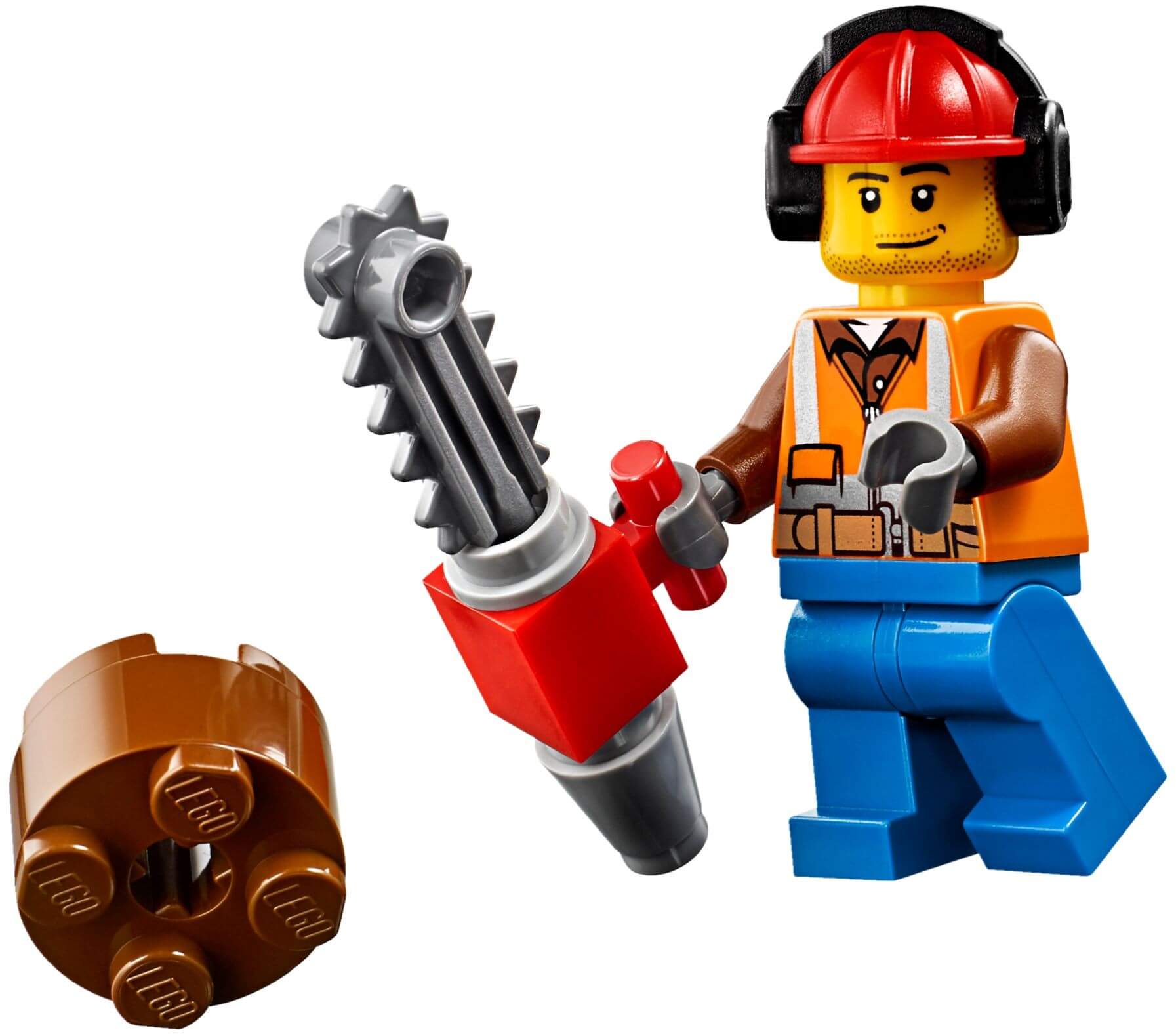 Đồ Chơi LEGO City 60181 - Xe Kéo Đi Rừng (LEGO 60181 Forest Tractor)