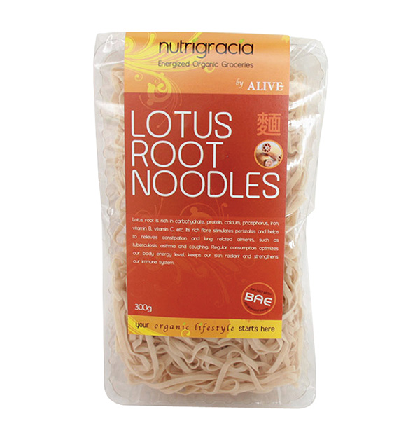 Healthy Snacks Malaysia - Nutrigracia Lotus Roots Noodles