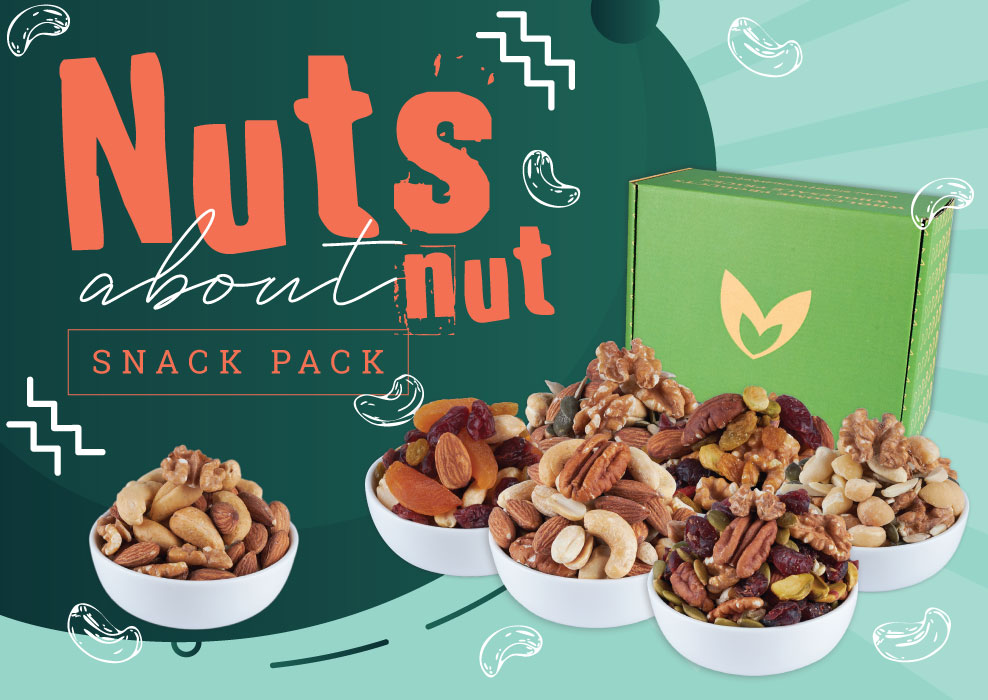 Healthy Snacks Malaysia - Nuts About Nut Snack Pack