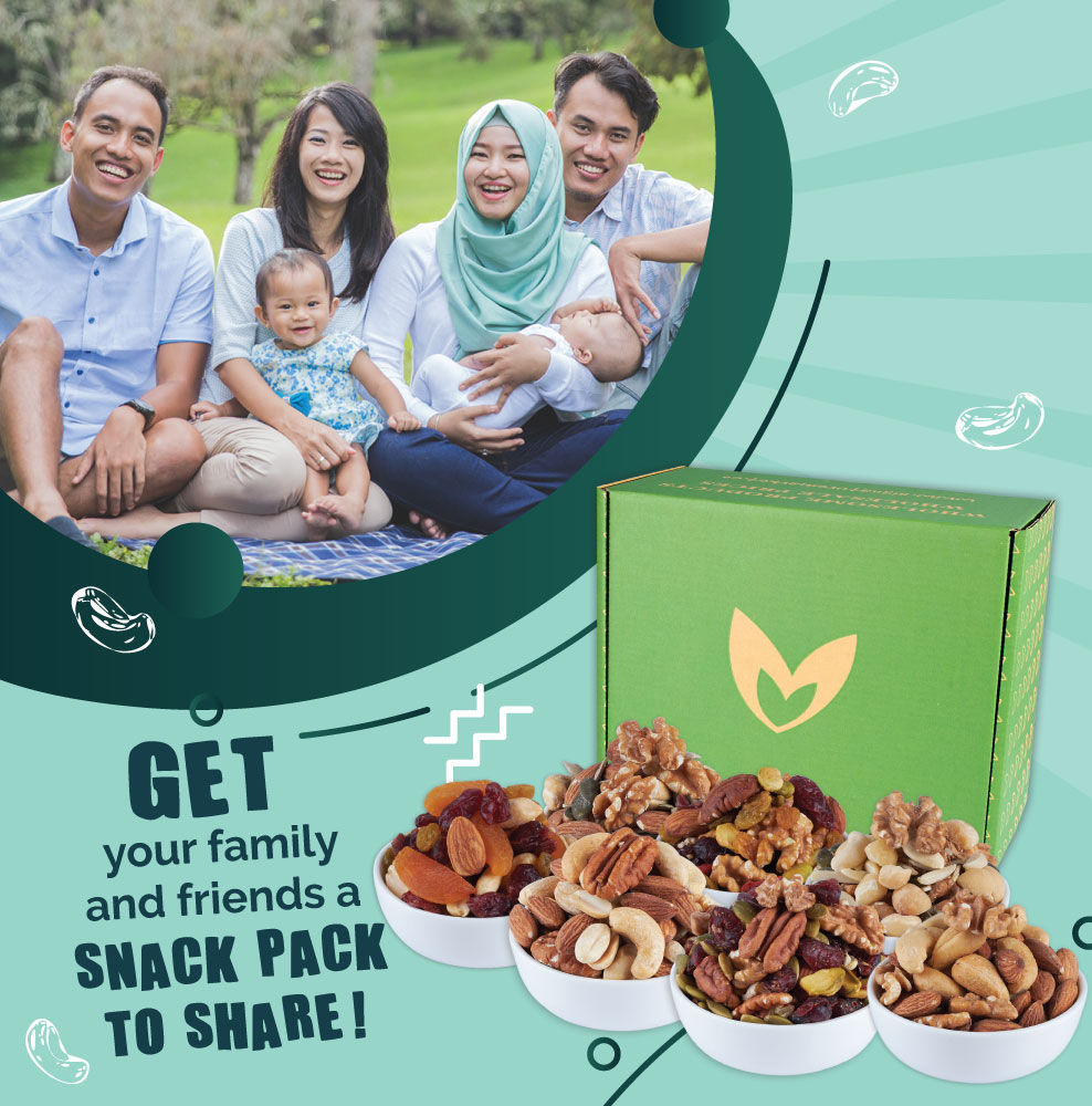 Healthy Snacks Malaysia - Nuts About Nut Snack Pack