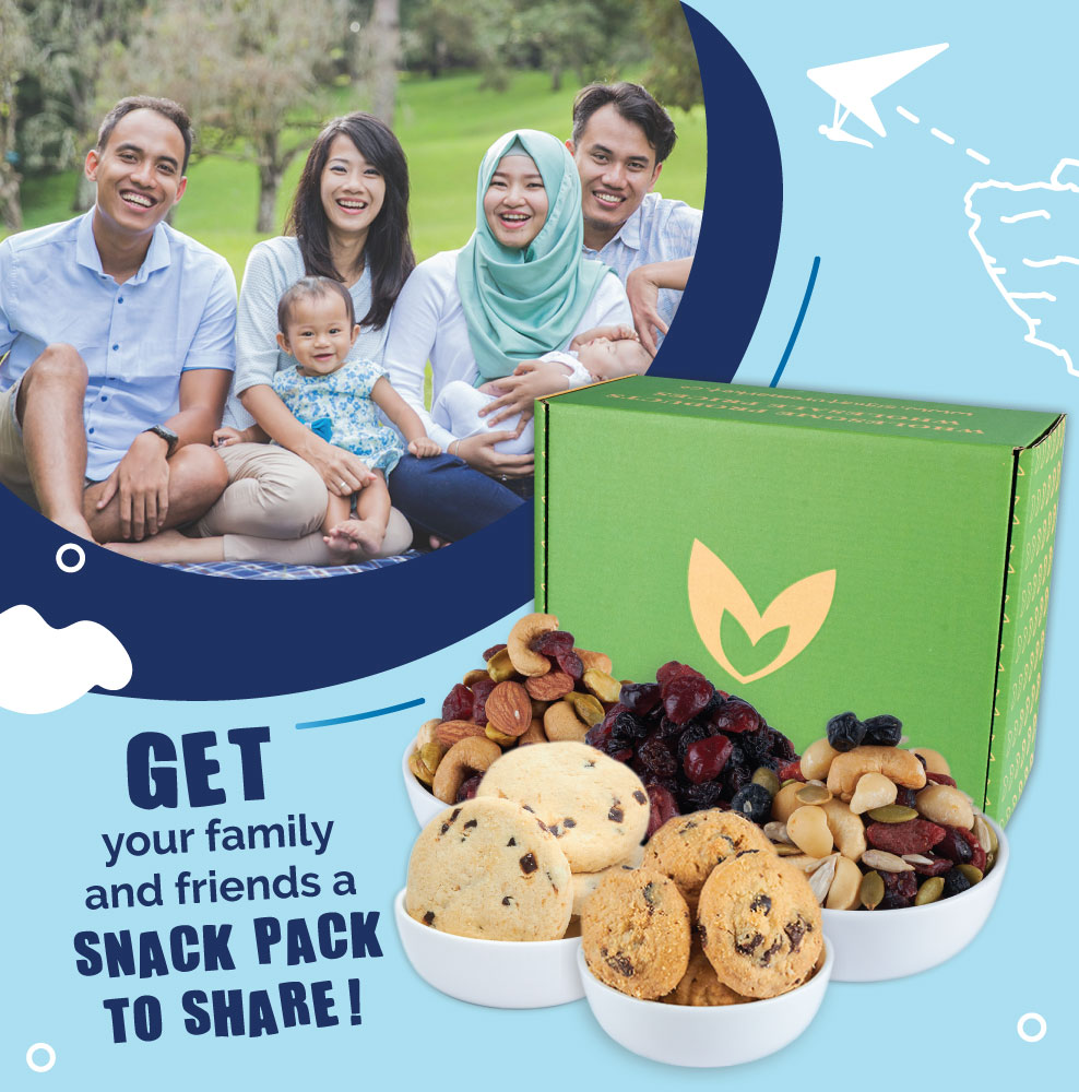 Healthy Snacks Malaysia - Travel Treats Snack Pack