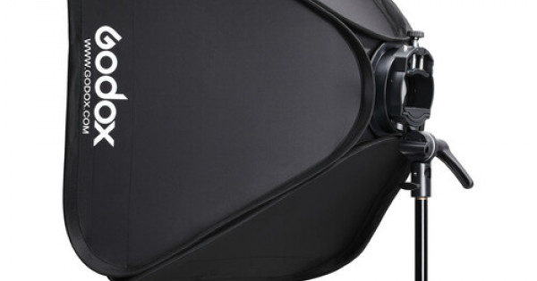 Godox S2 Speedlite Bracket with Softbox ,Grid & Carrying Bag Kit (23.6 ...