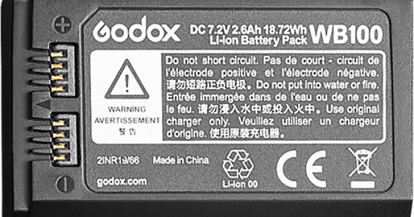 Godox WB100 Battery for AD100pro Pocket Flash - CameraLK