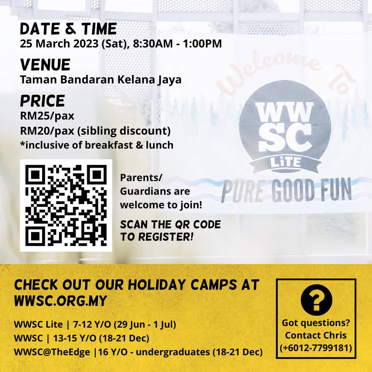 WWSC Lite | White Water Summer Camp (WWSC)