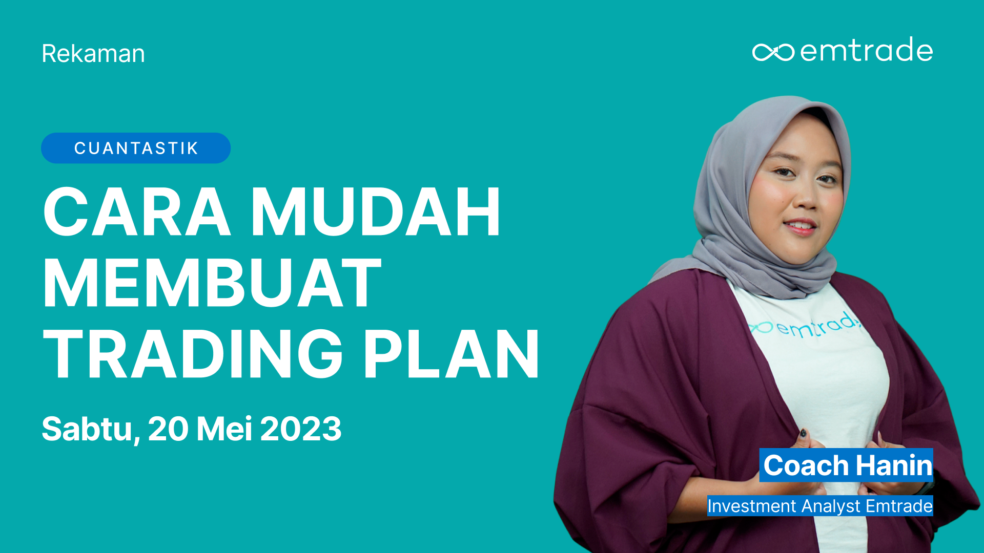 Webinar: Cara Mudah Membuat Trading Plan - Emtrade