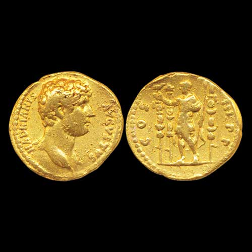 Emperor Hadrian Gold Aureus Sold For INR 1 00 000 Mintage World Emperor Hadrian Gold Aureus Sold For INR 1 00 000 Mintage World