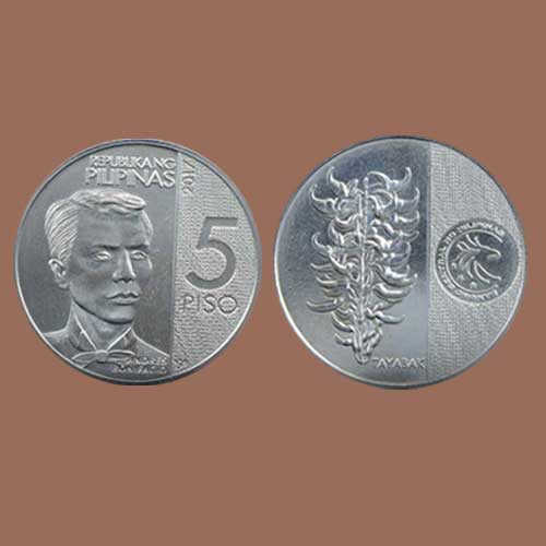 Five Peso Coin Issued By Bank Of Philippines Mintage World