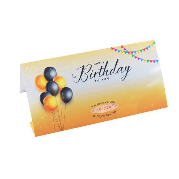 Buy Greeting Card with Your Personal Birthday Currency Note Online ...