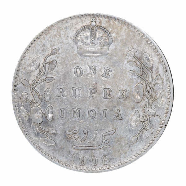 Buy British India King Edward VII One Rupee Coin 1908 Bombay Online ...