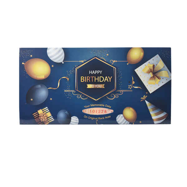 Buy Greeting Card with Your Personal Birthday Currency Note Online ...