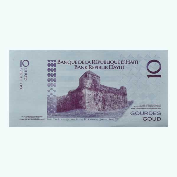 Buy Haiti Banknote 10 Gourde With Description Online | Mintage World