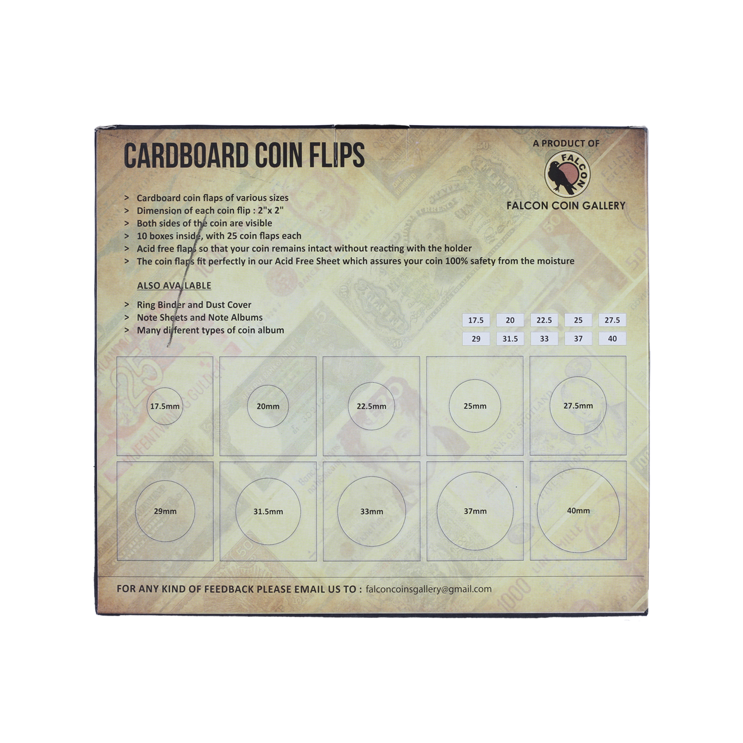 Buy Money Tree - Cardboard Coin Flips - White Online | Mintage World