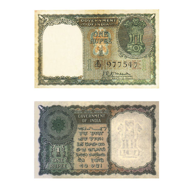 Buy 1 Rupee Note of India -Rarest Online | Mintage World