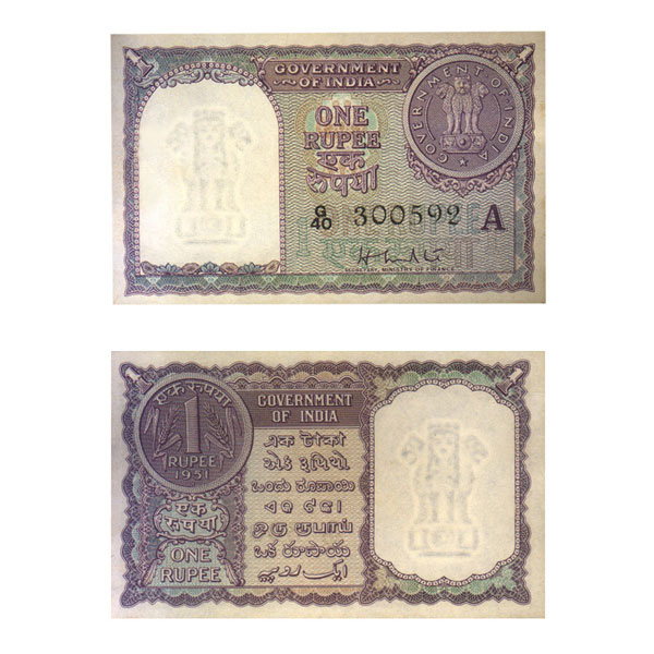 Buy History of One Rupee Note Online | Mintage World