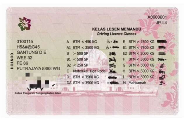 JPJ introduces new Malaysian driving licence card (LMM) design, but only for those driving ...