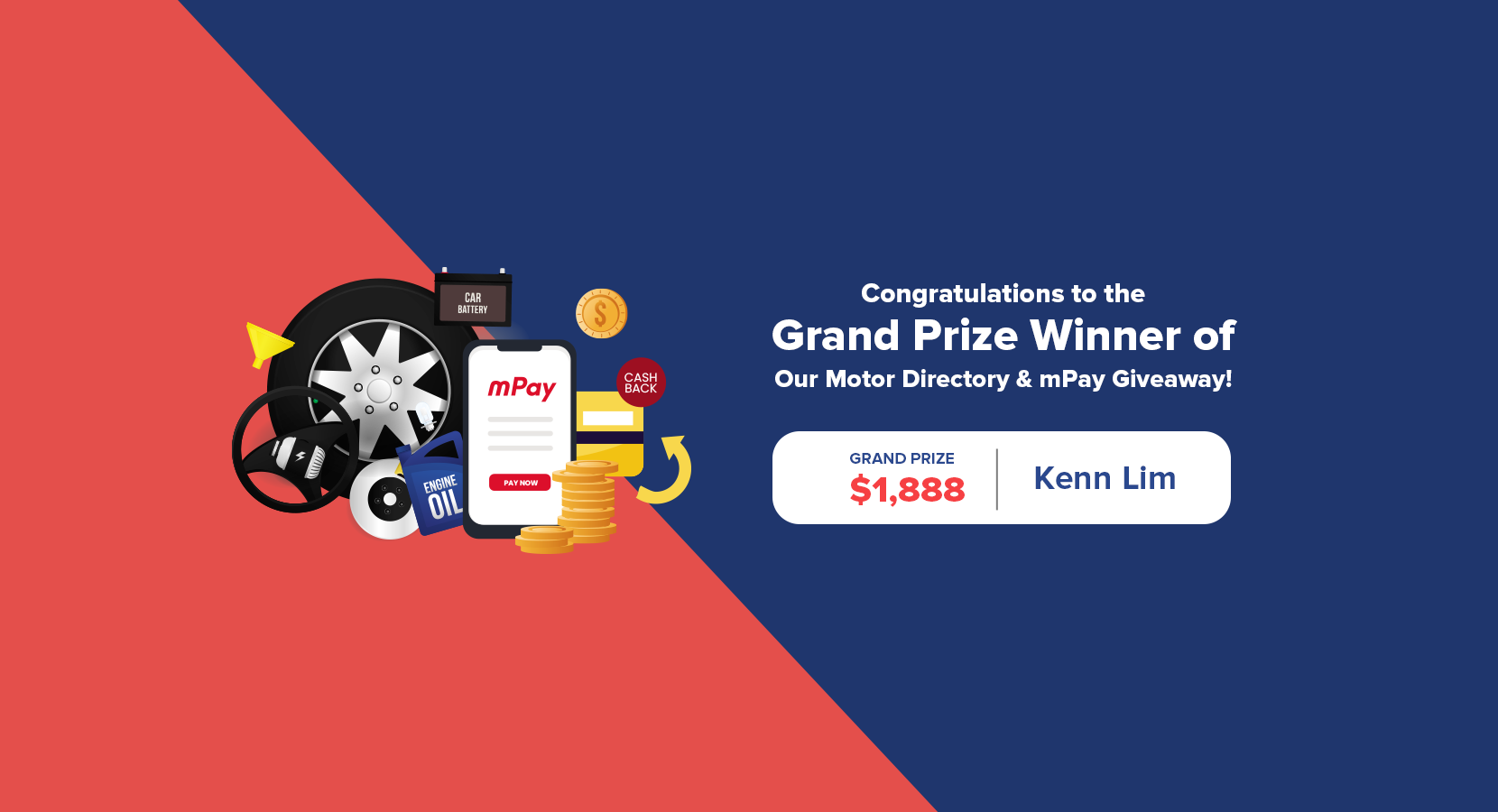 Motorist Motor Directory & mPay Giveaway: Winner Announcement ...