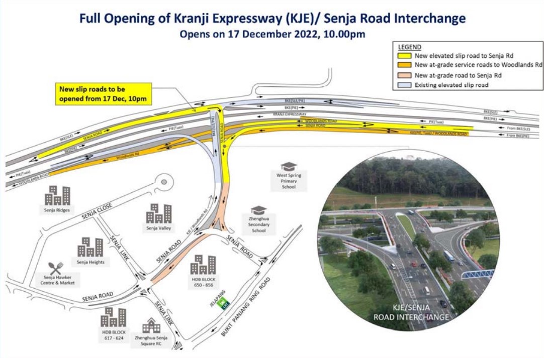 Senja and Bukit Panjang Residents Rejoice - The Roadworks are Over, New ...