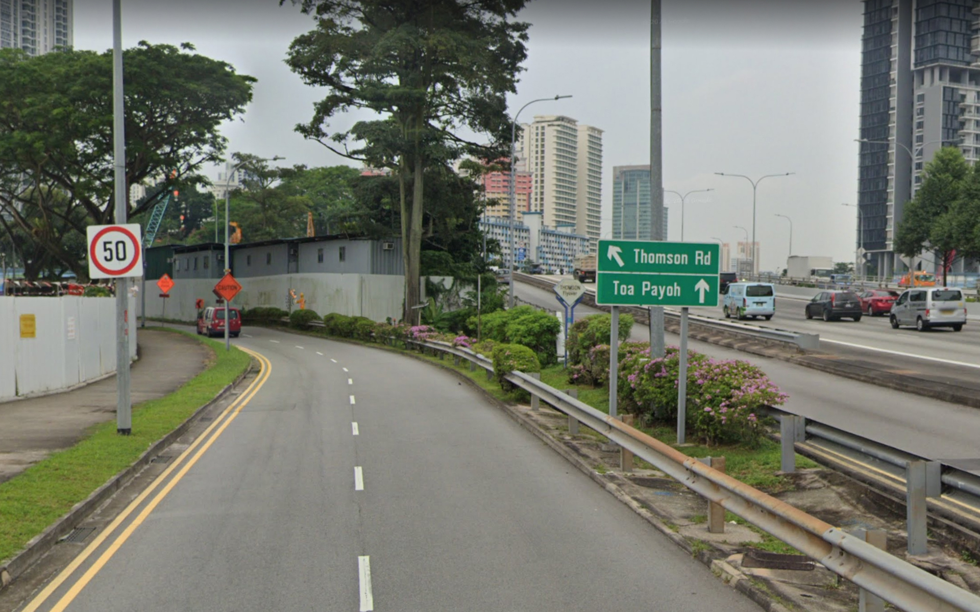 Slip Road Towards Thomson Road From PIE Exit 17D to Be Rerouted for ...