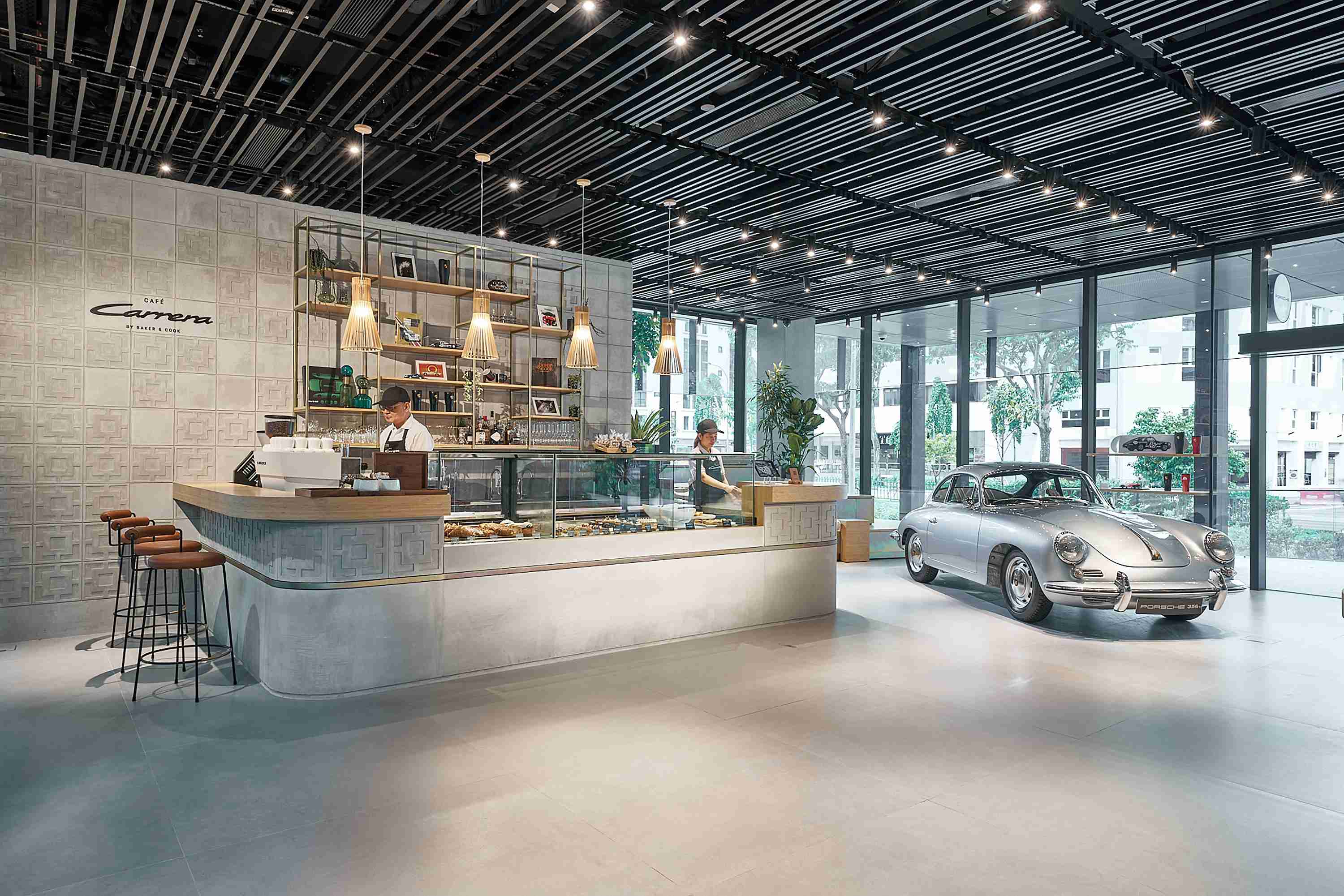 Porsche Studio Singapore opens at Guoco Midtown featuring a cafe ...
