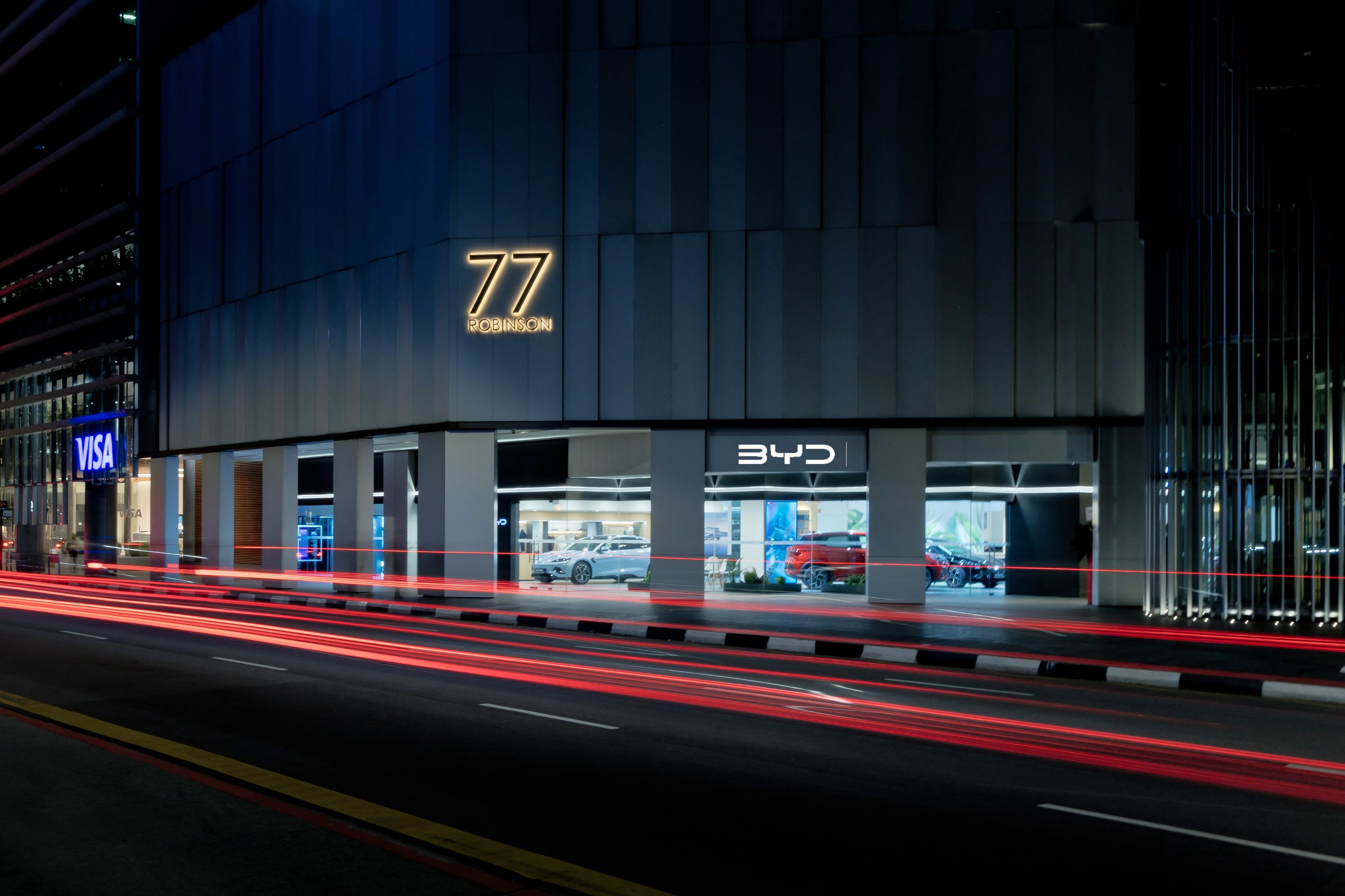 BYD sets up shop in CBD with new Harmony Auto showroom at 77 Robinson ...