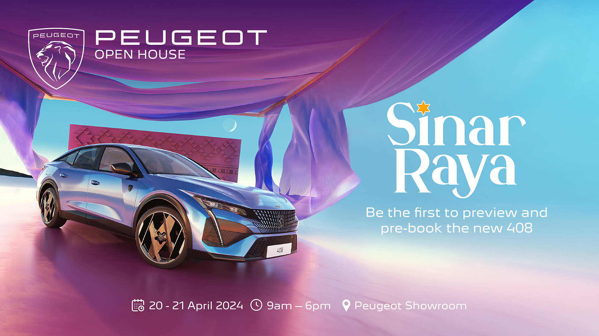 Peugeot sinar raya open house: raya ready with new 408 | Articles ...