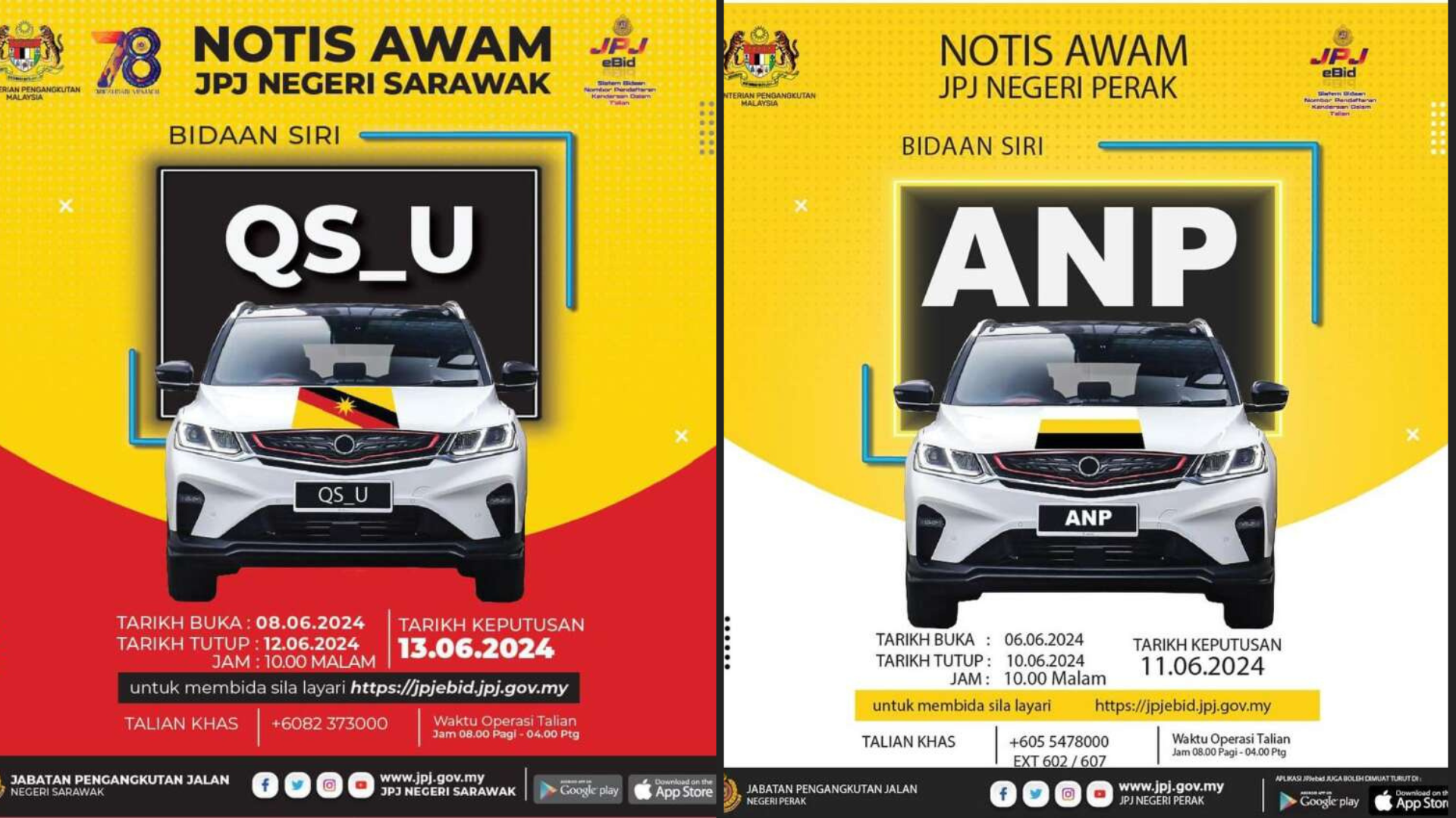 JPJ eBid heats up: ANP, QS-U number plates up for grabs | Articles ...