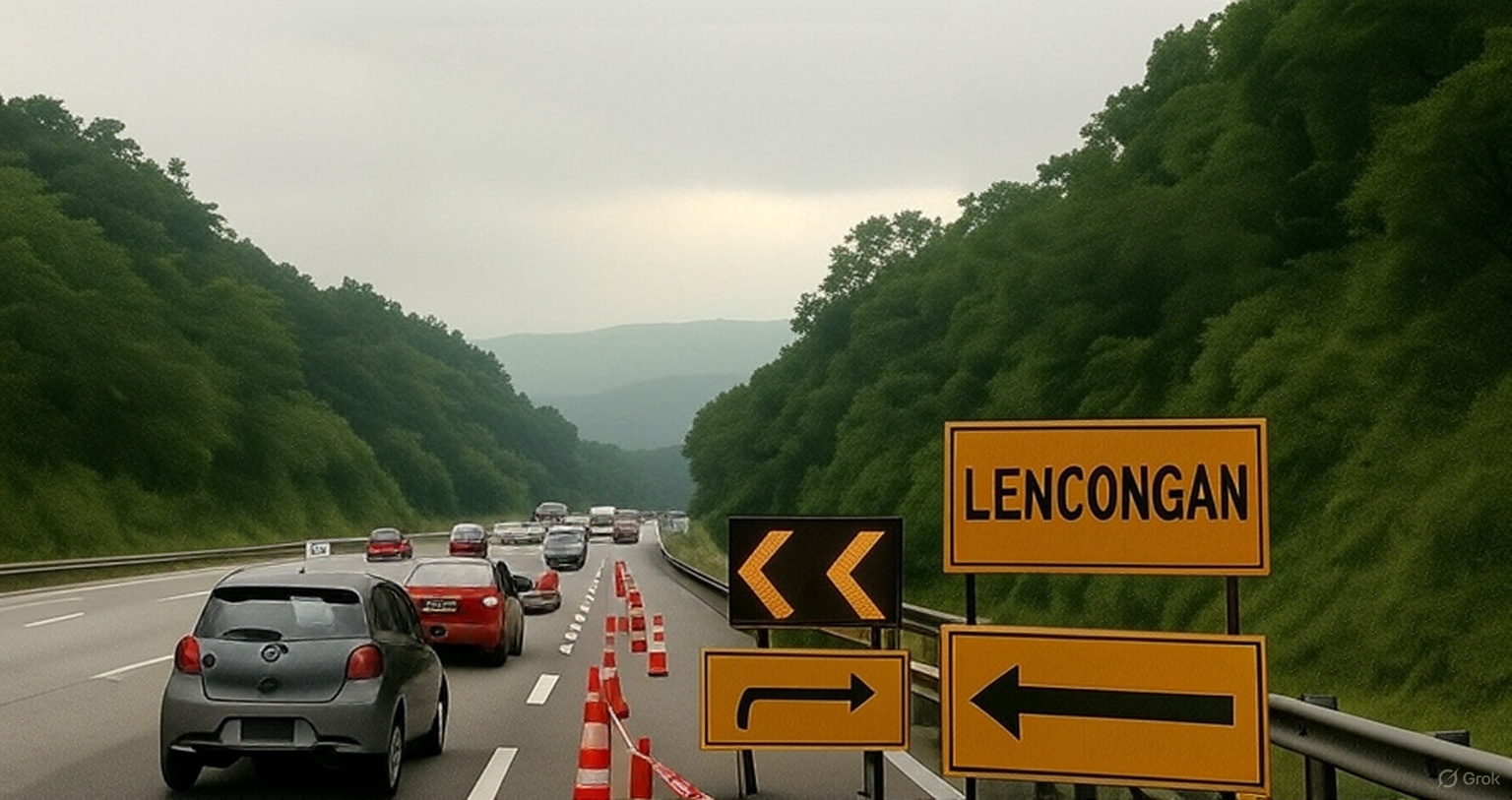 Temporary traffic diversion on KL-Karak Highway | Articles | Motorist ...