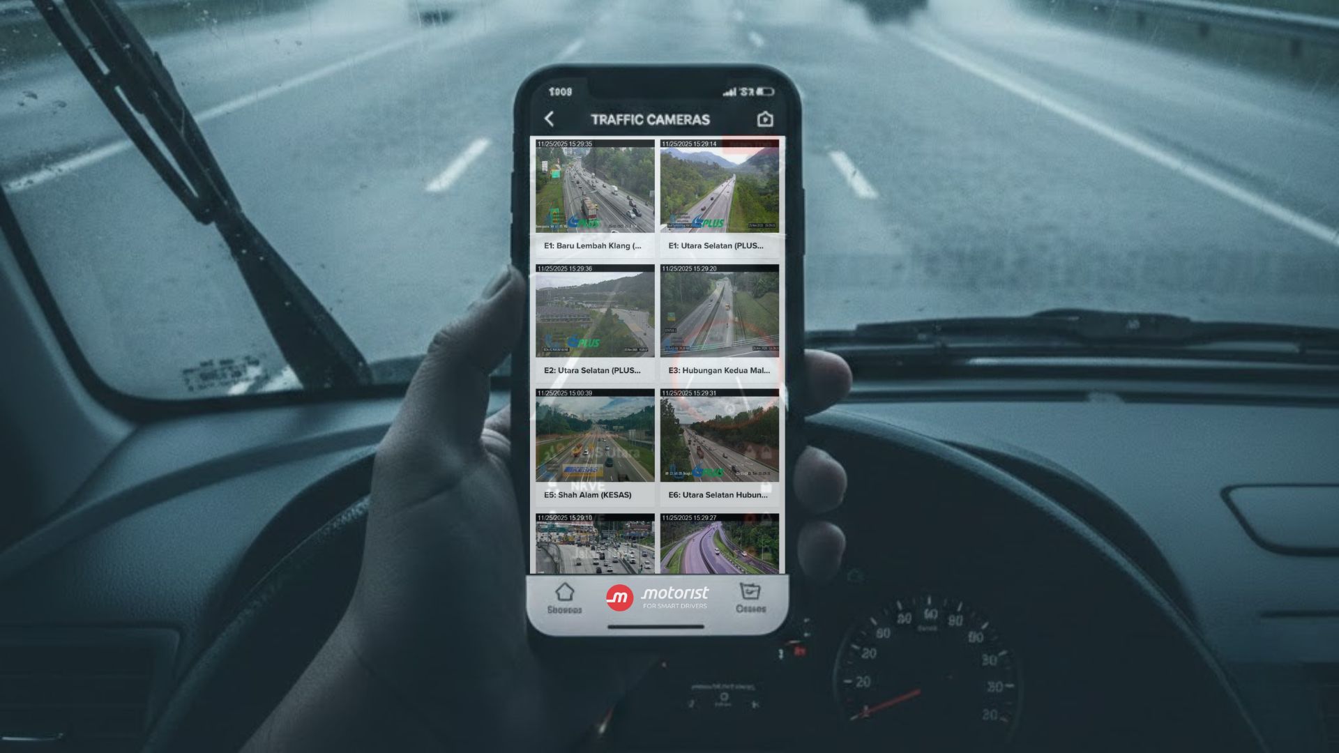 Heavy rain alert: how to use Motorist Malaysia traffic cameras to avoid ...