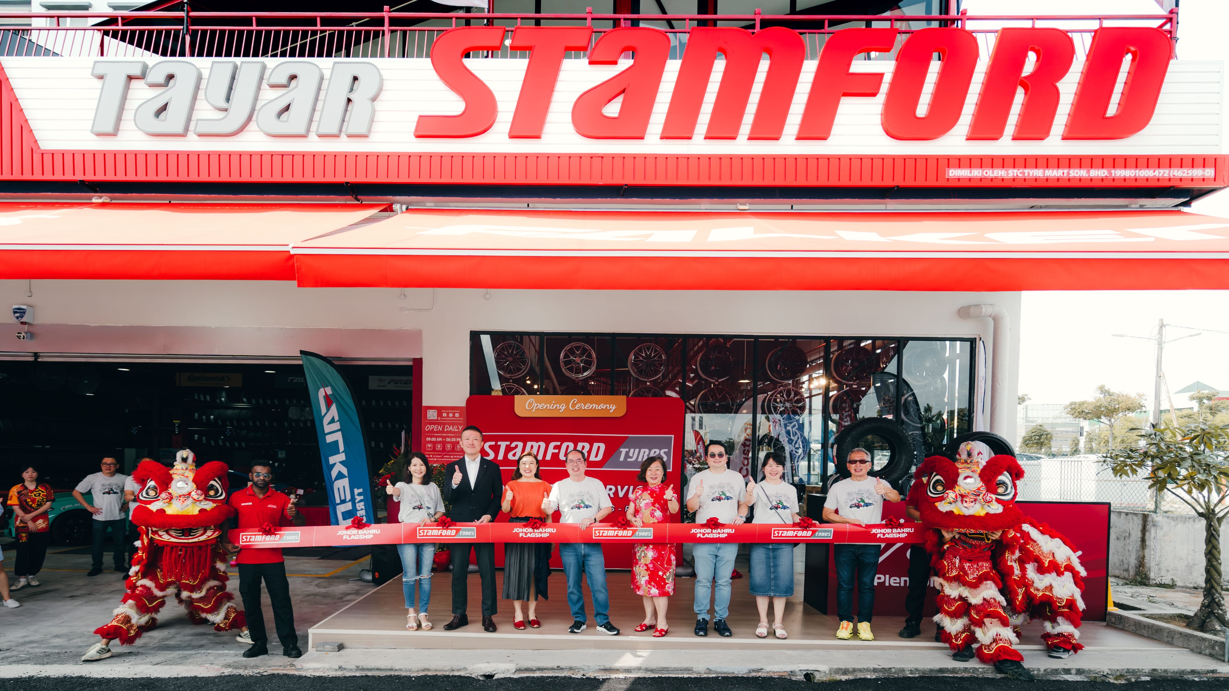 Stamford Tyres opens its first overseas flagship outlet in Johor Bahru ...