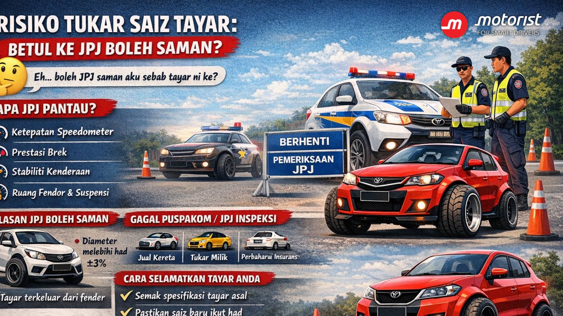 Peraturan Saiz Tayar JPJ: Adakah Anda Akan Didenda di Malaysia ...