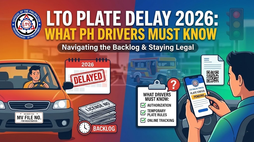 LTO plate delay 2026: what Philippine drivers must know | Articles ...