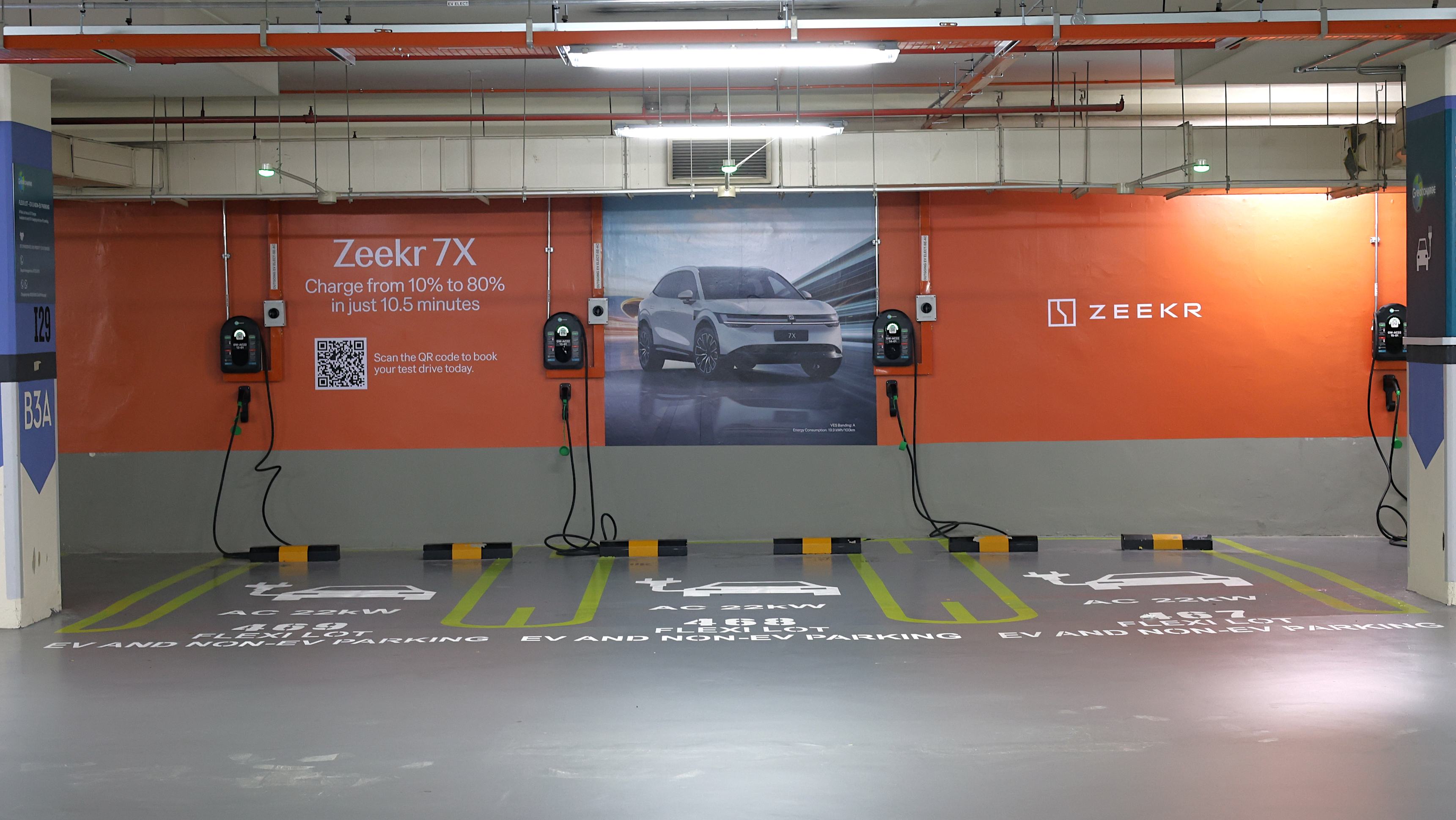 Singapore’s largest public EV charging hub opens in Great World ...