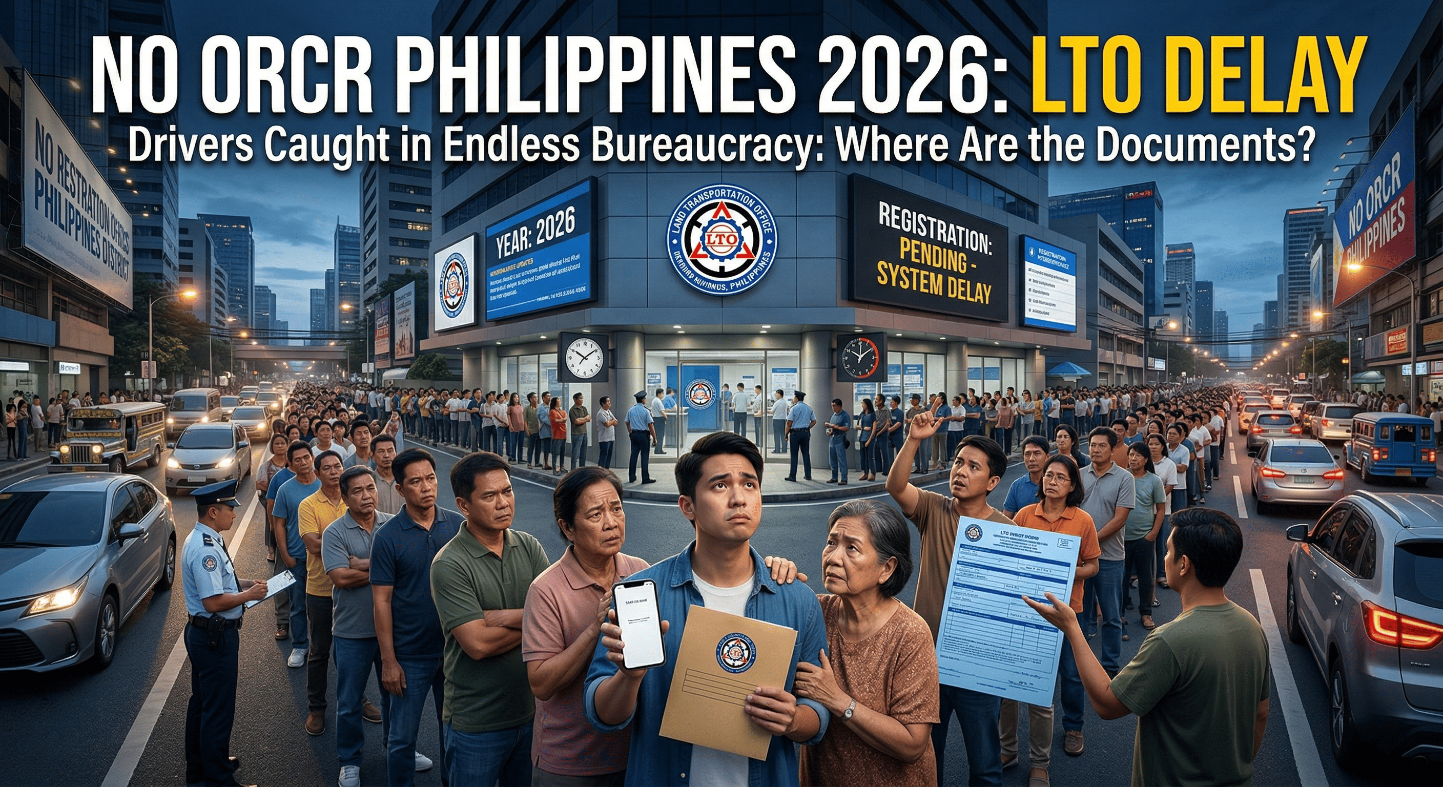 No ORCR Philippines 2026: LTO delay | Articles | Motorist Philippines