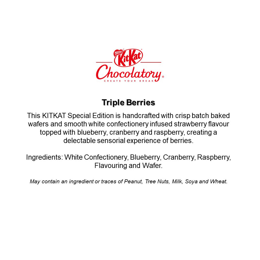 Nestle KITKAT Chocolatory - Triple Berries Special Edition | PGMall