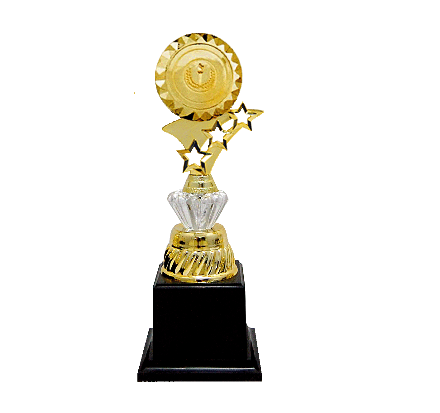 AT30572(8) Acrylic Pattern Trophy- Crest (A/B/C) Gold A | PGMall