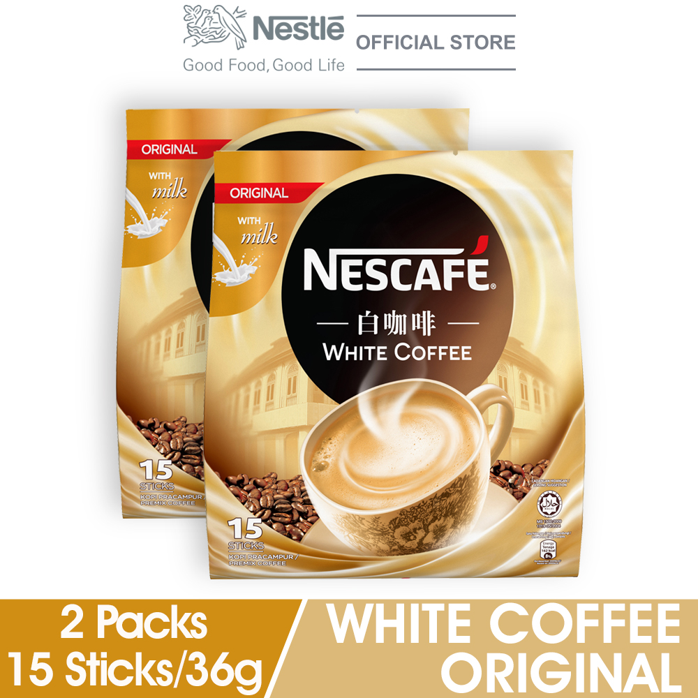 NESCAFE White Coffee Original 15 Sticks 36g x2 packs | New PGMall