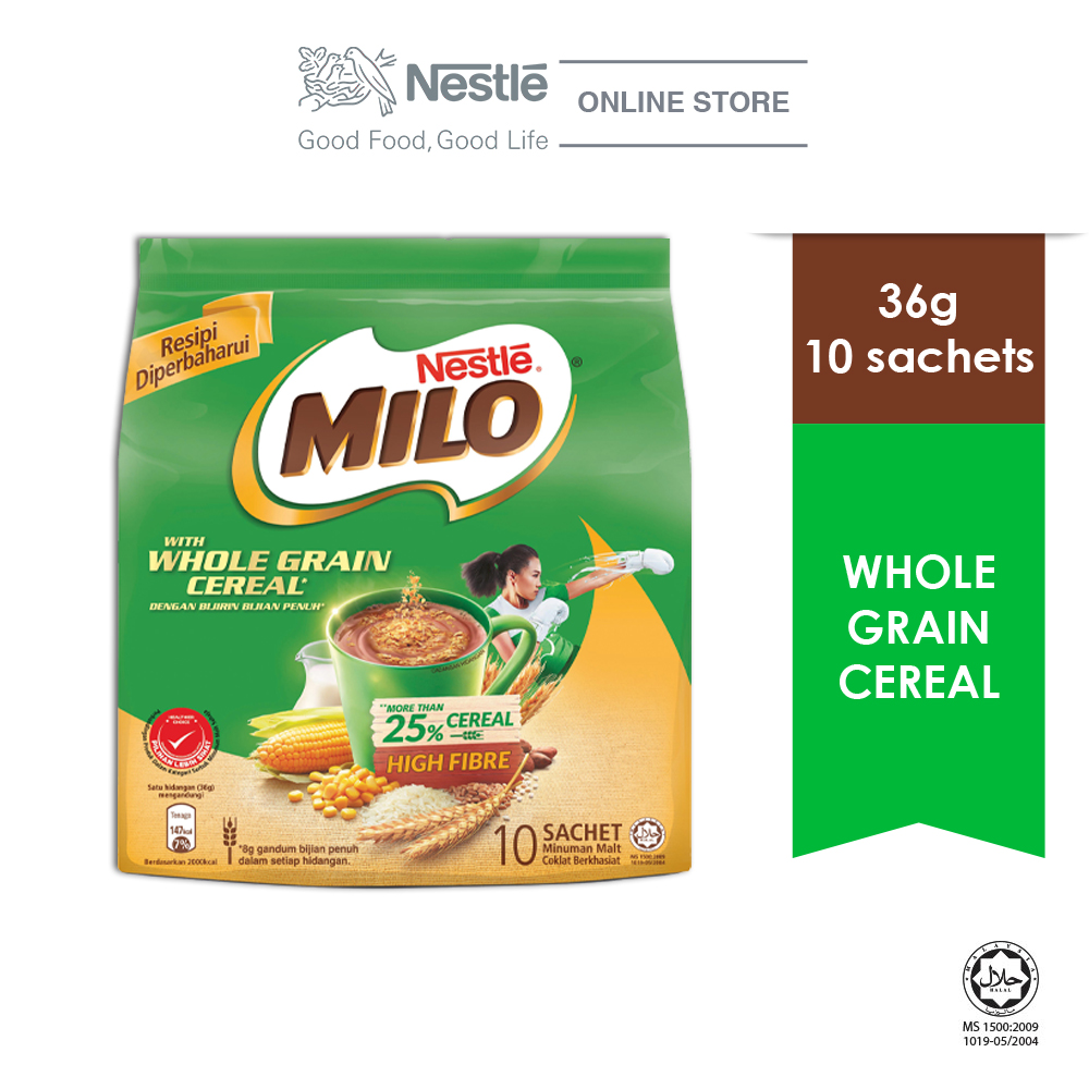 MILO ACTIV-GO Whole Grain Cereal 10stick x 36g