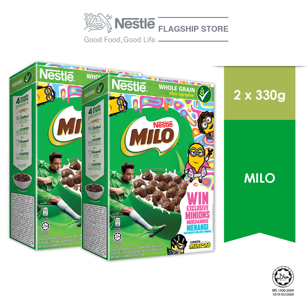 Nestle MILO Cereal 330g MINION Contest, x2 boxes | New PGMall