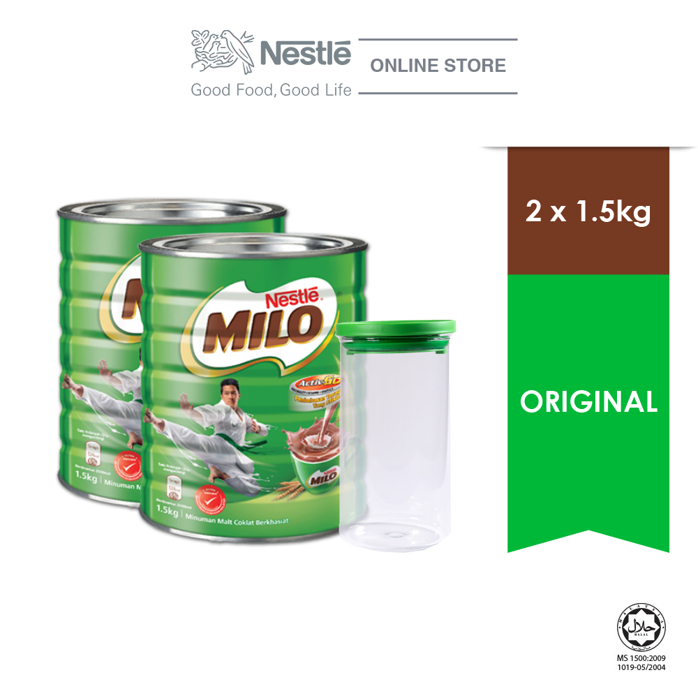 [Limited Time Offer] NESTLÉ MILO ACTIV-GO CHOCOLATE Tin 1.5kg, Buy 2 ...