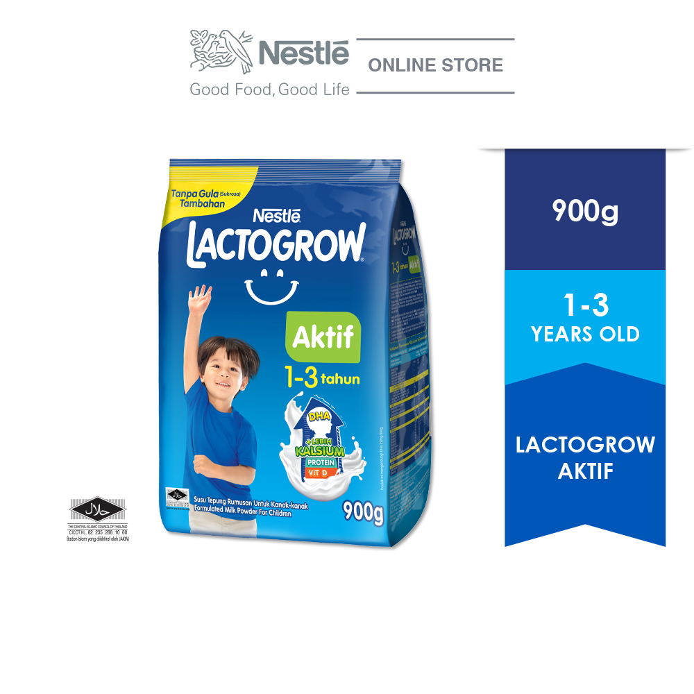 LACTOGROW Aktif 1-3 Soft Pack 900g