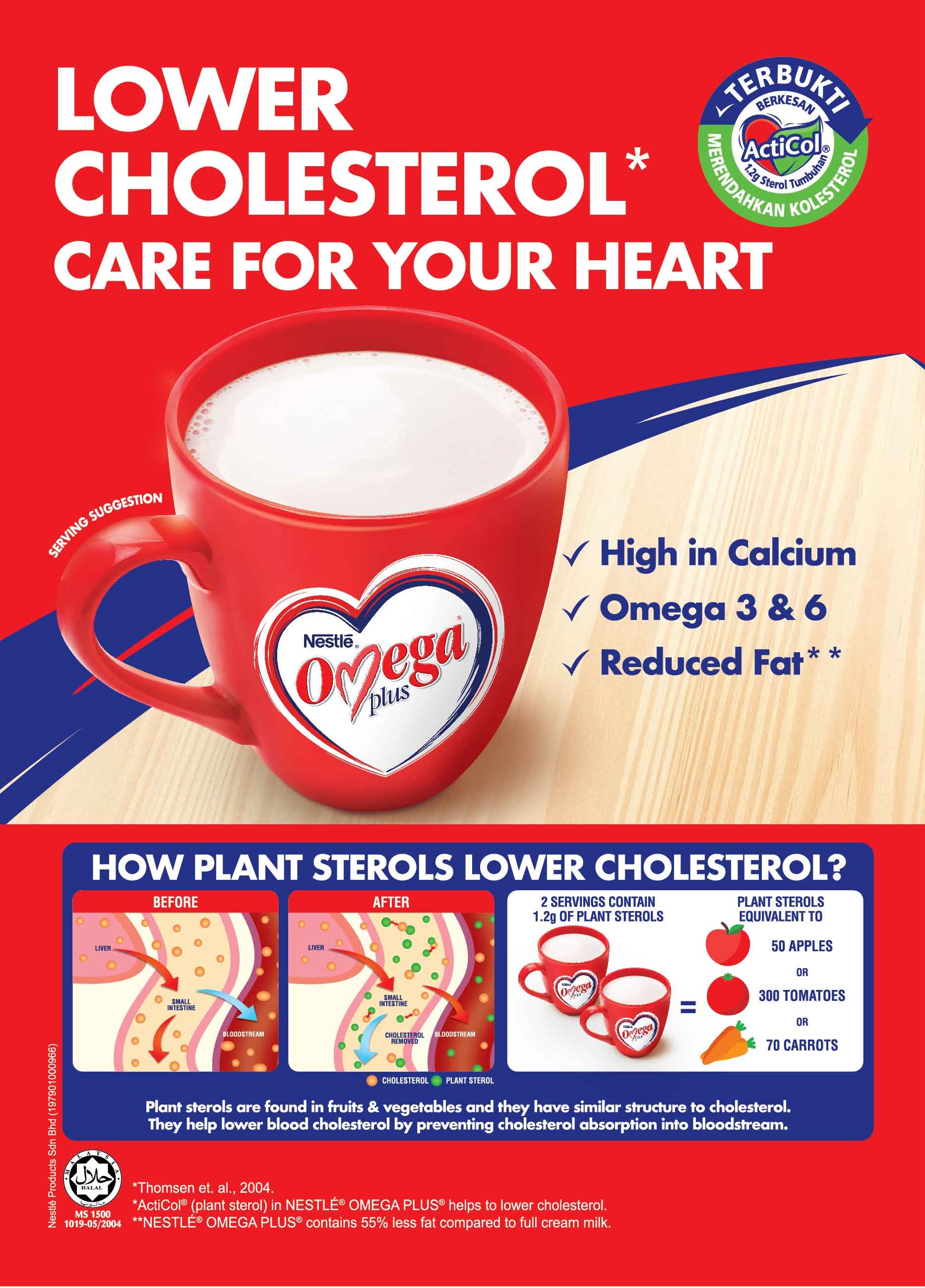 Promo NESTLE OMEGA PLUS Dark Chocolate 6 Packs 200ml - Malaysia 2875899 ...