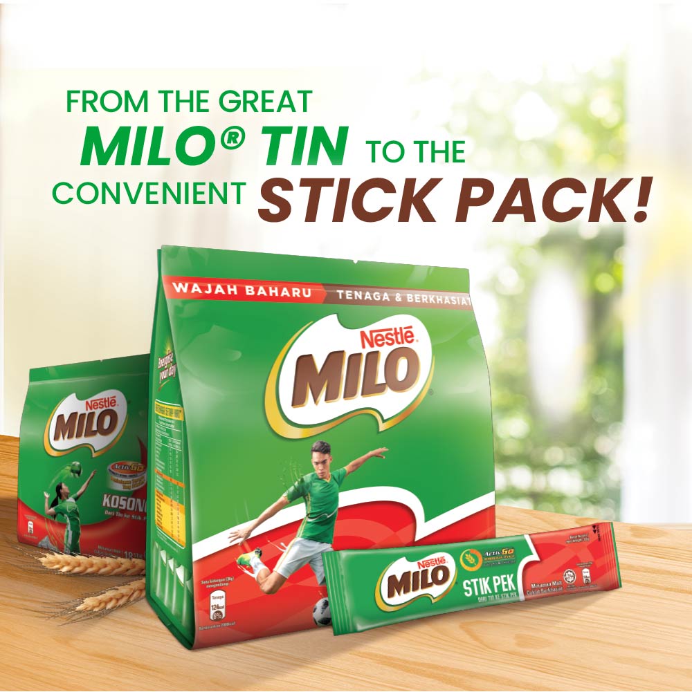 NESTLÉ MILO STICK PACK ACTIV-GO 18 Sticks 30g